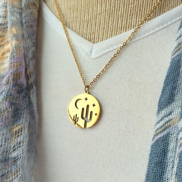 Cactus Necklace - Etsy