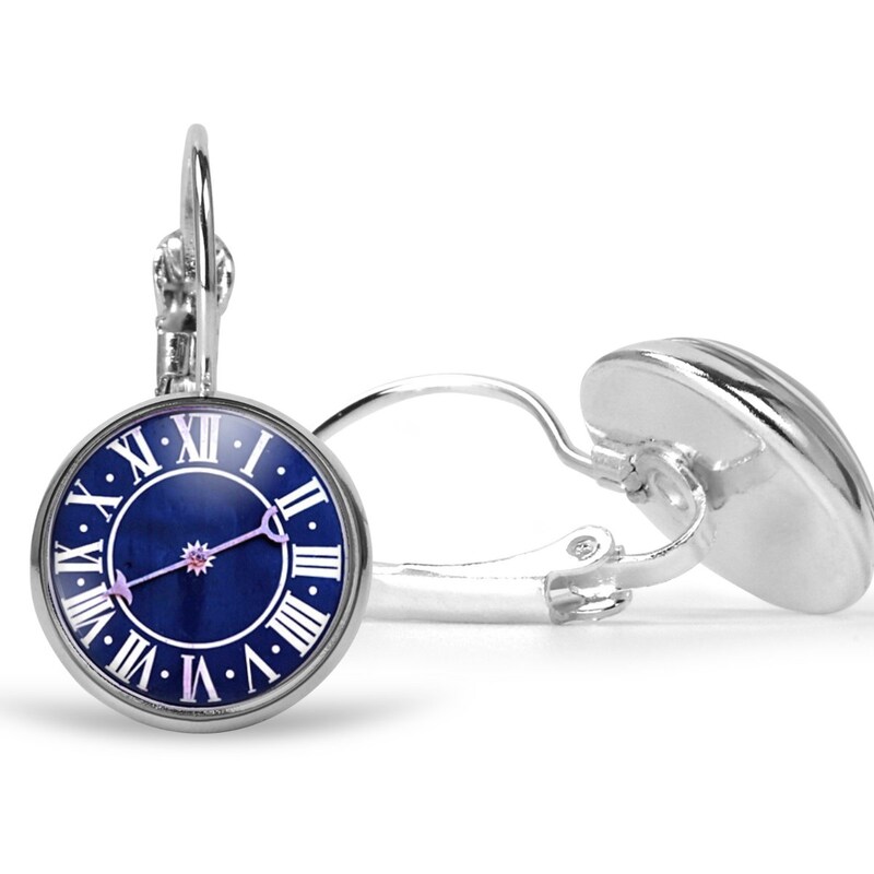 Clock Earrings - Etsy