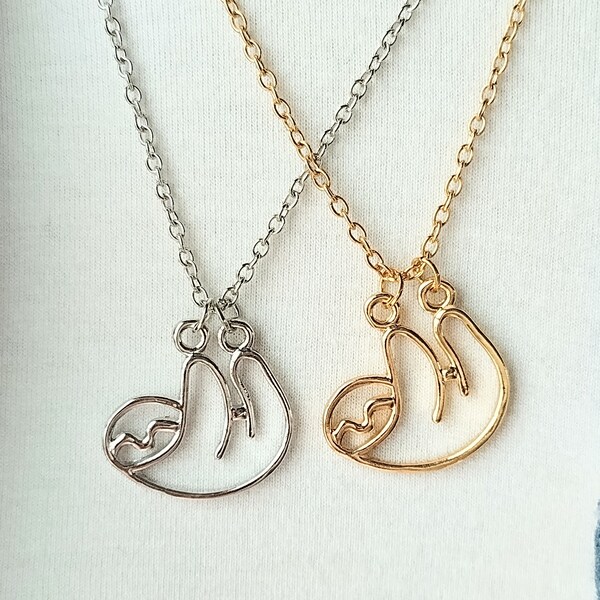 Sloth Necklace - Etsy