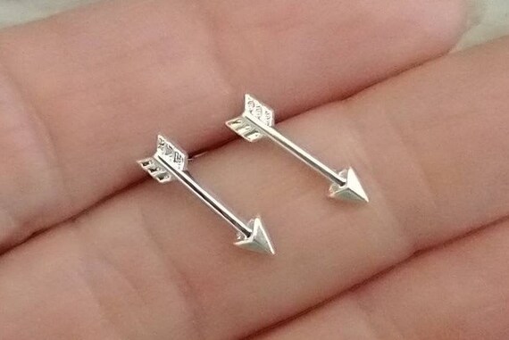 Arrow Studs Arrow Climbers Arrow Earrings - Etsy