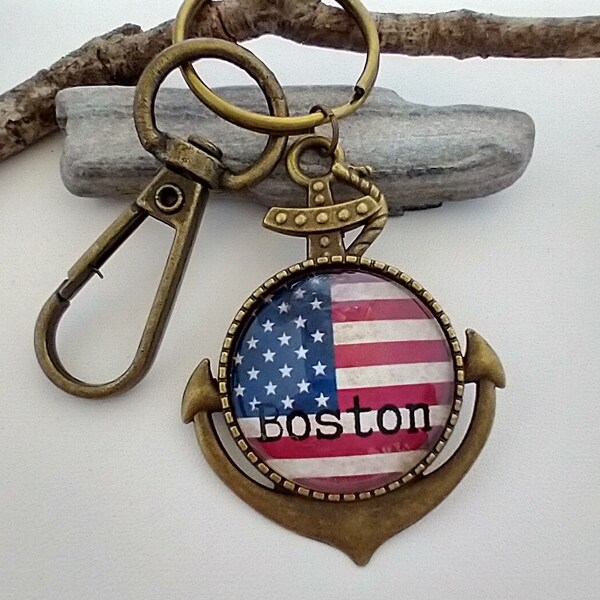 Anchor Key Chain - Etsy