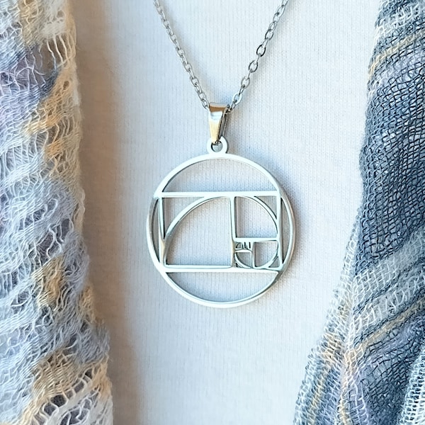 Fibonacci Necklace - Etsy