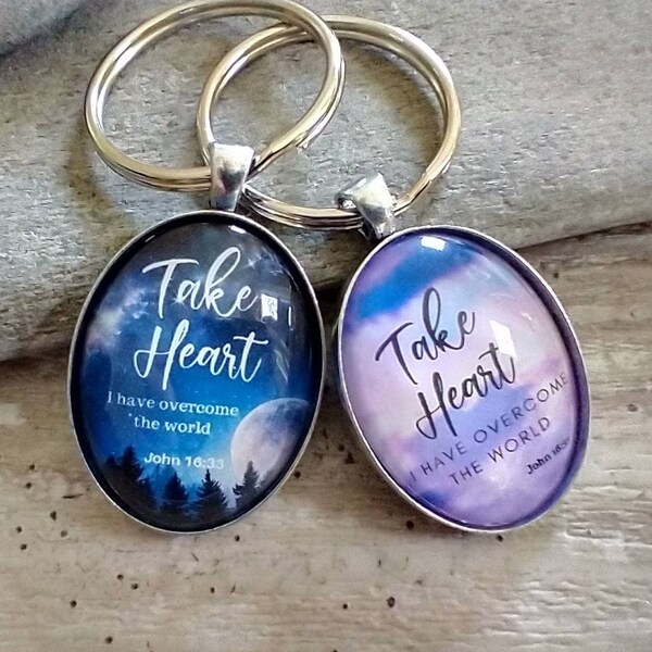 Scripture Key Chain - Etsy