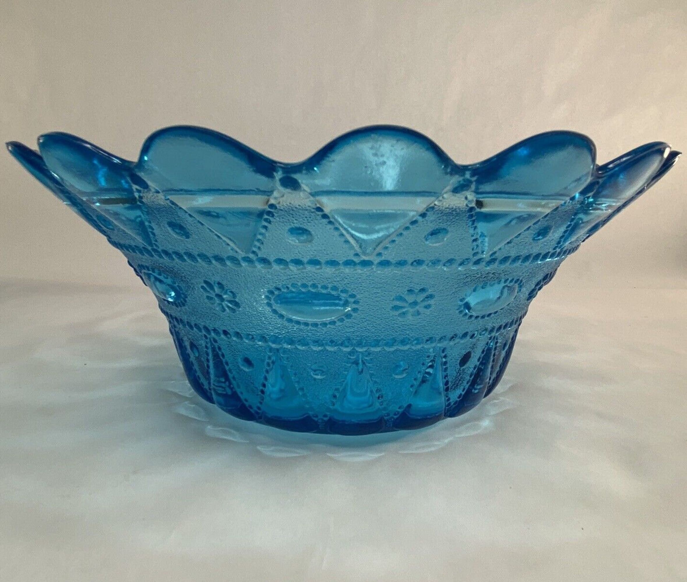 1940s Kemple Lace and Dewdrop Blue Flared Sawtooth 10 - Etsy