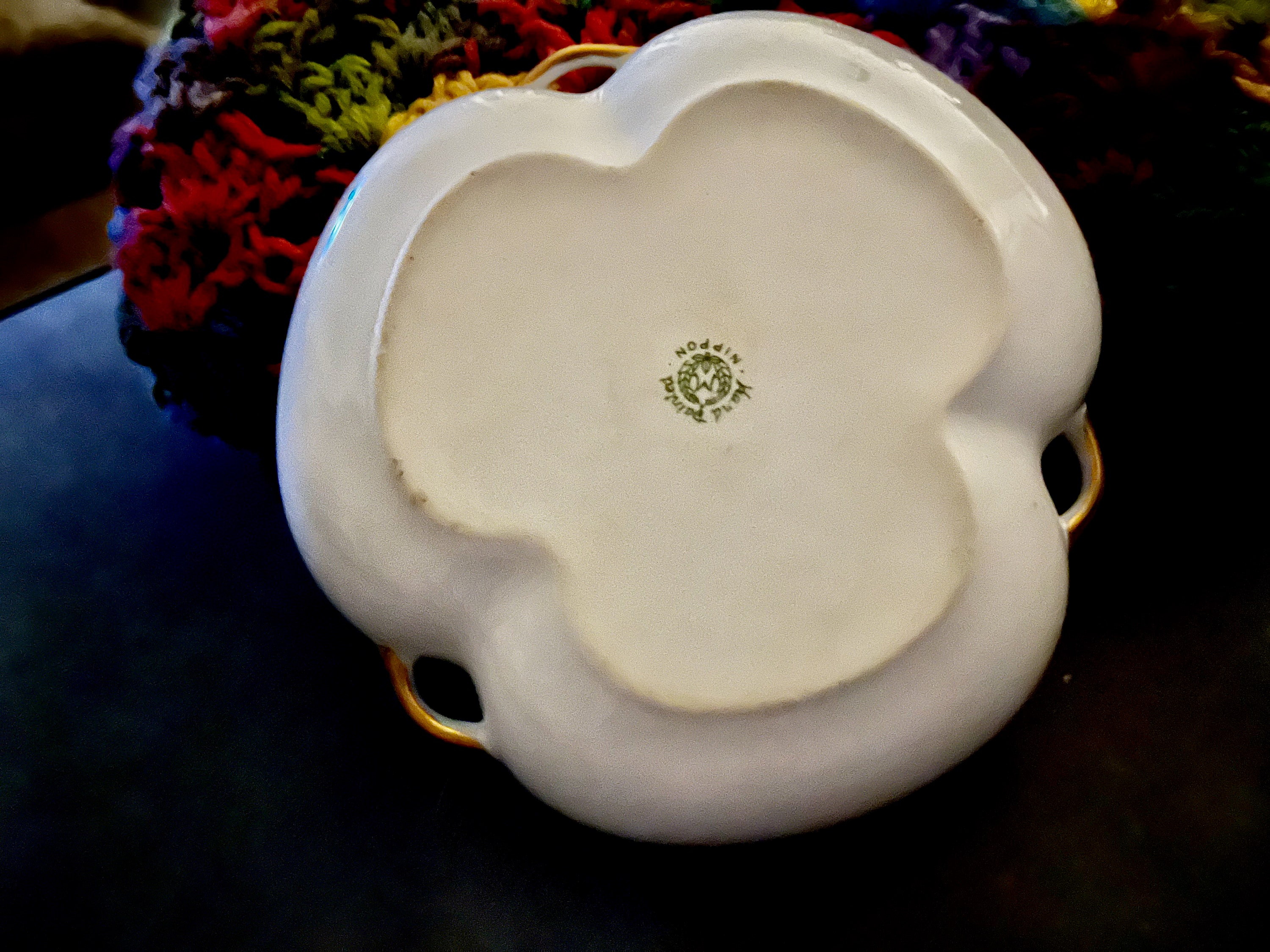 1940s Noritake Nippon China japan Cherry Blossom Pattern 6.5 Trefoil 3 ...