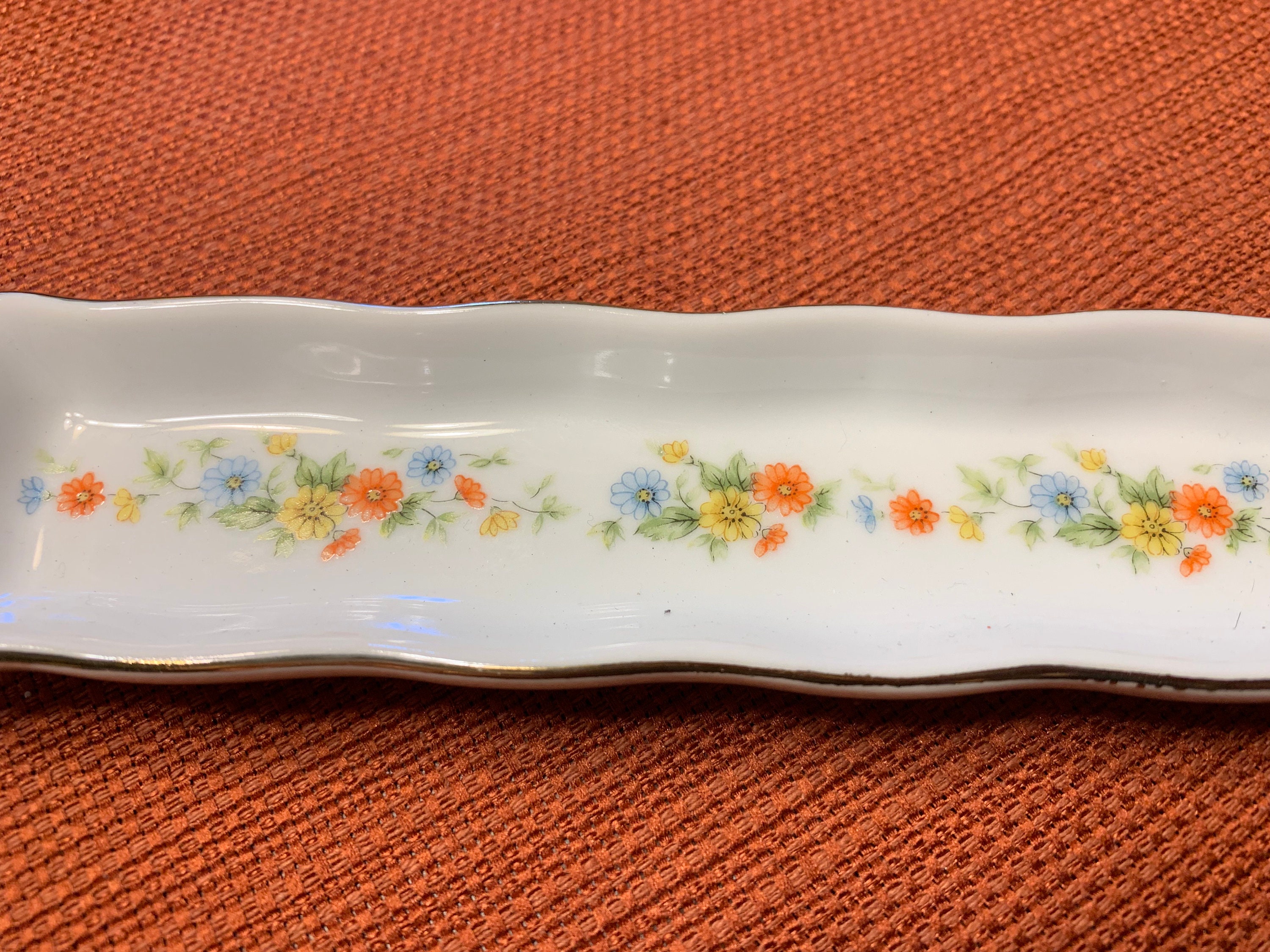 1970s Lefton China Pattern #LEF72 Cracker Tray or Olive Dish - Etsy