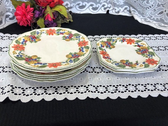 1950s Steubenville Pottery Harvest Pattern Dinnerware Salad | Etsy