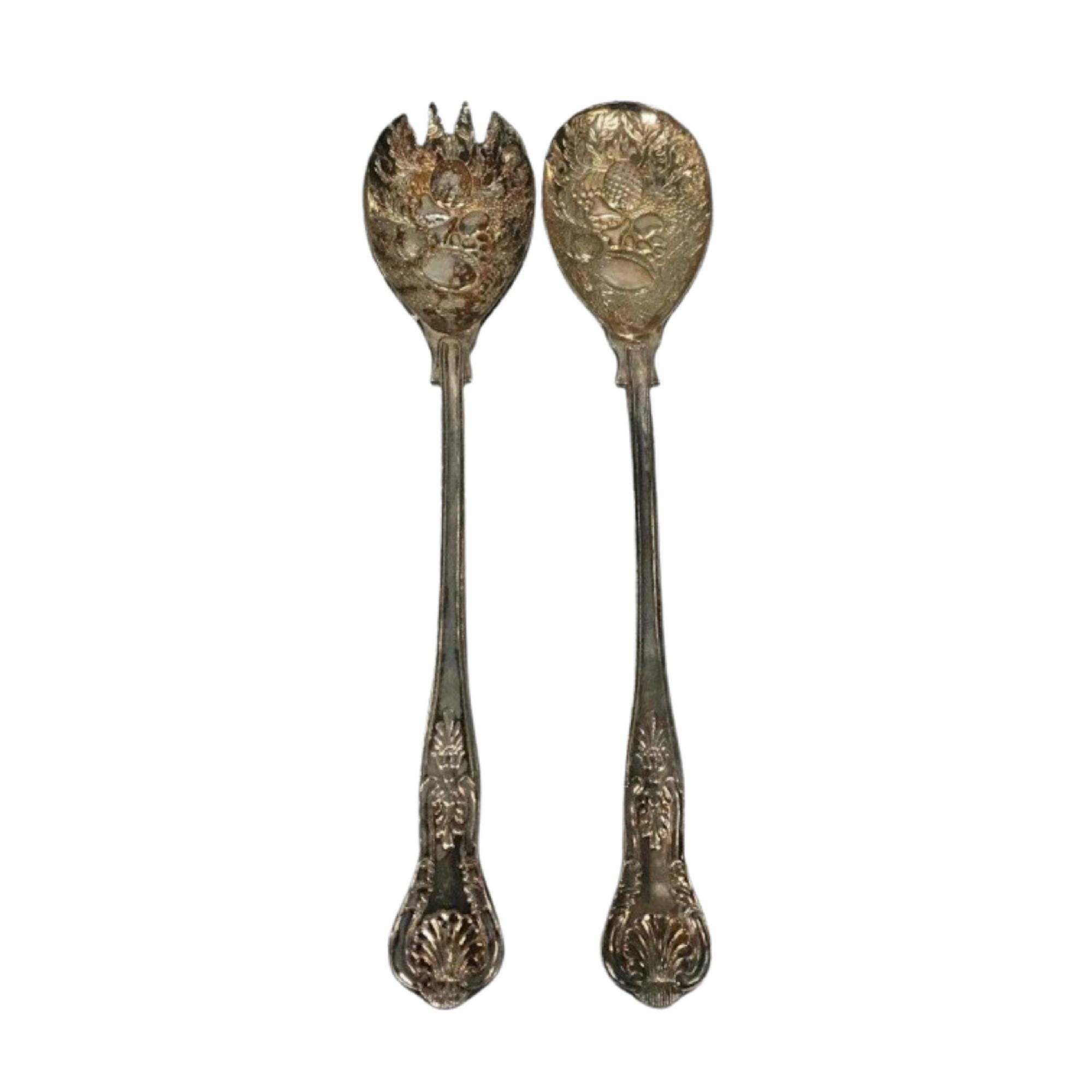 1930s Raimond (sheffield, England) Kings Silverplate Shell & Fruit ...