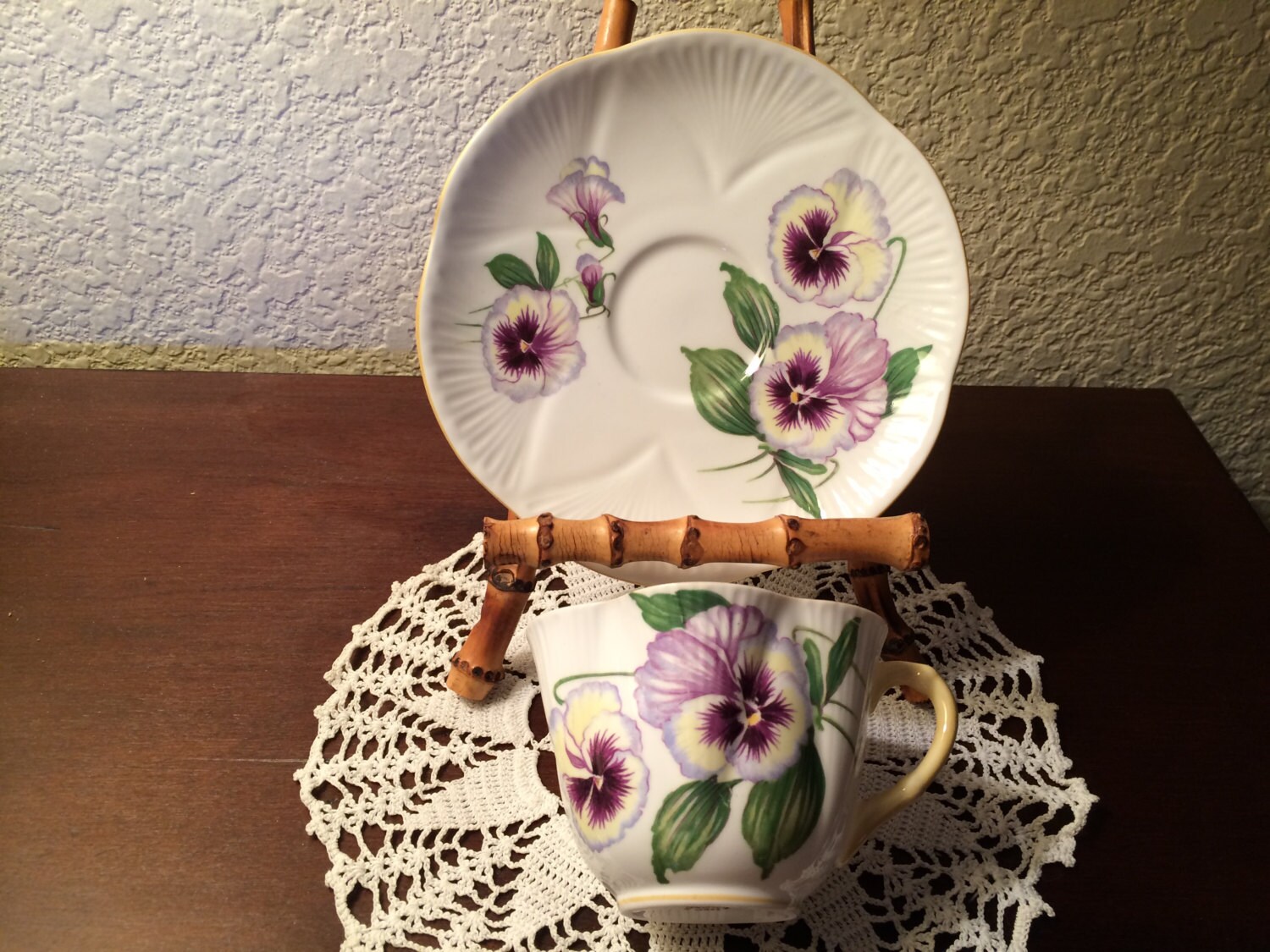 1950s Shelley England Pansy, Dainty Shape, Cup & Saucer - Etsy