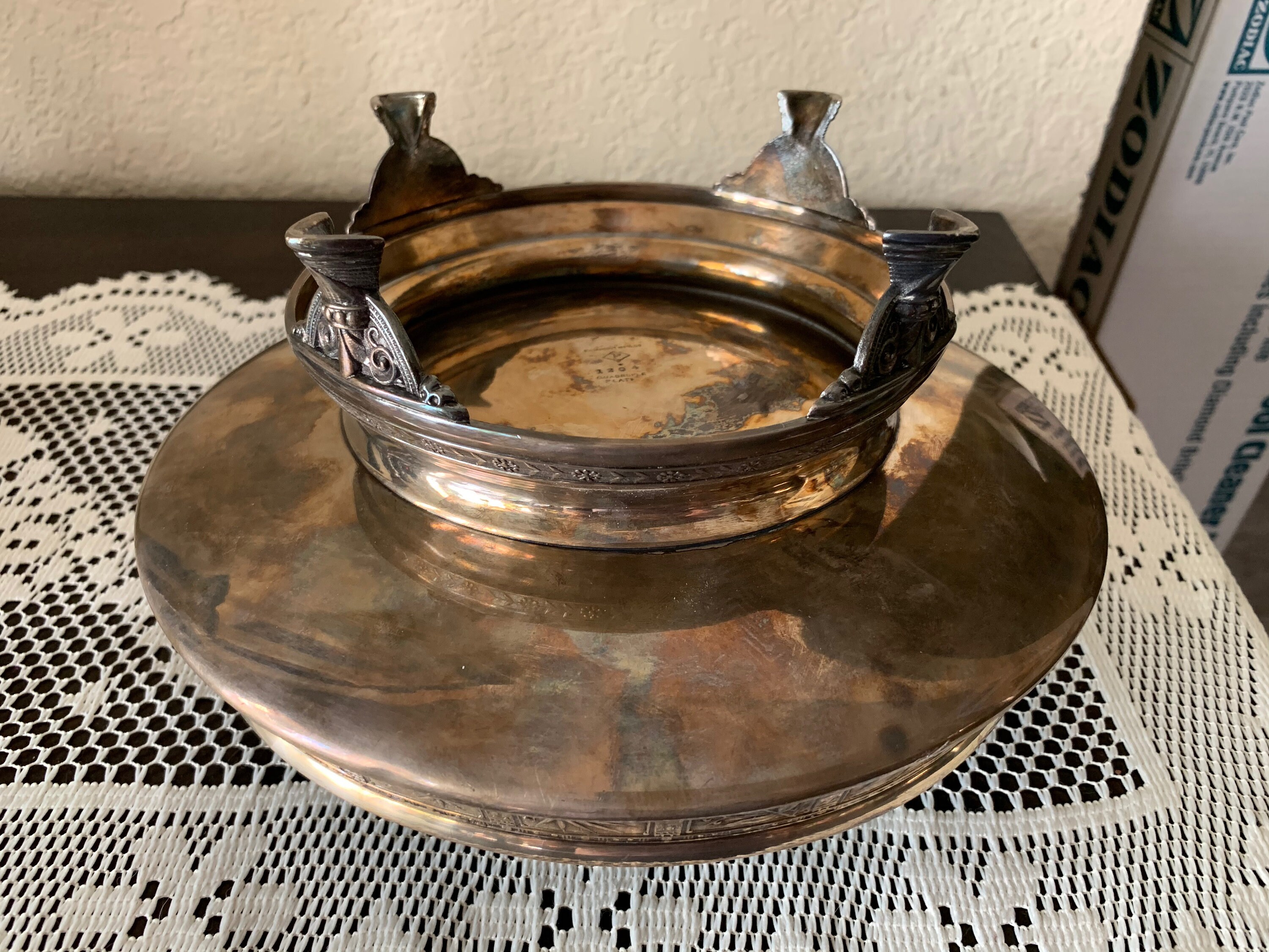 Antique 1890 Pairpoint Mfg. Co. Quadruple Plate Silver-plated ...