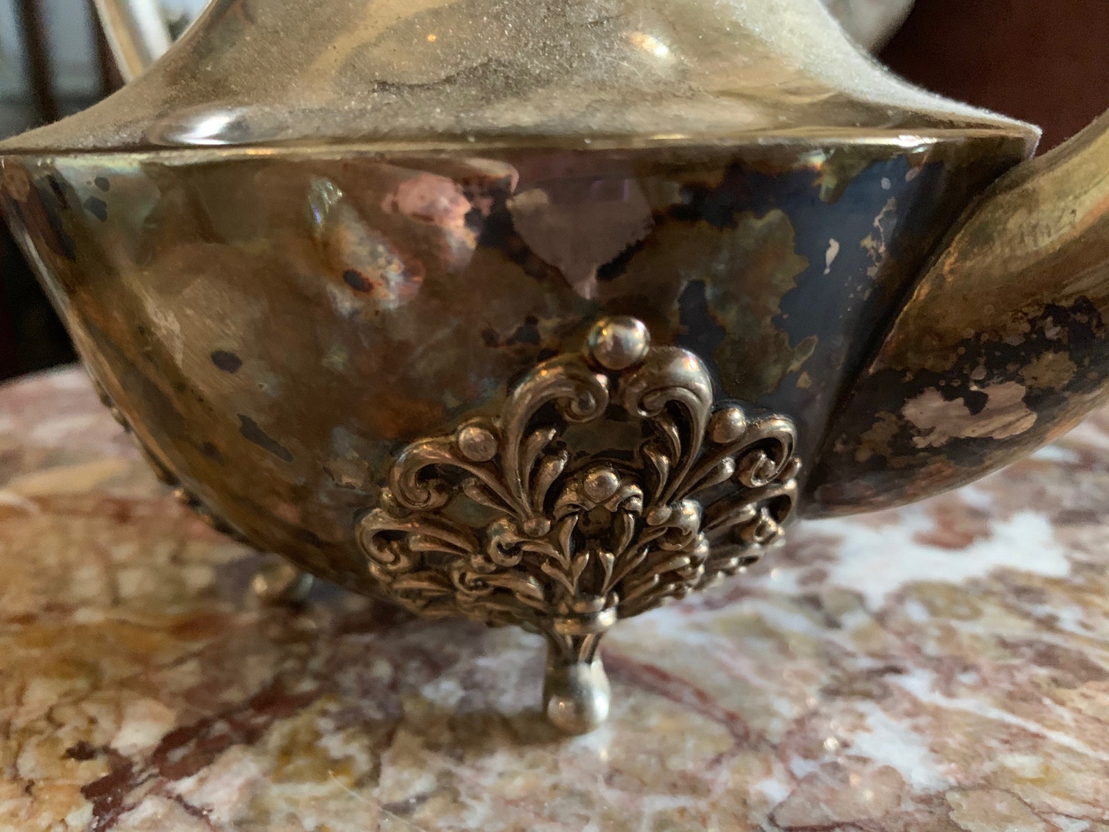 Antique 1800s Colonial Silver Company Quadruple Plate #1102 (portland ...