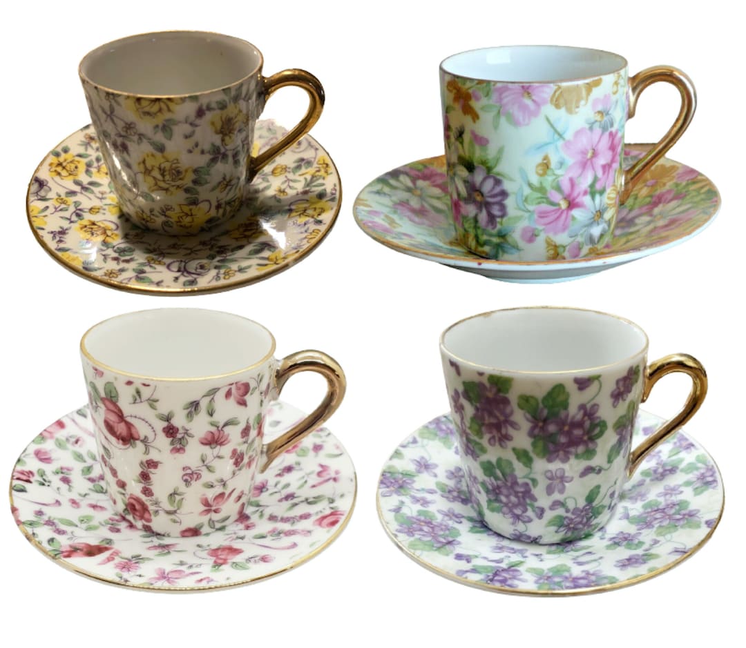 MIXED & MATCHED - 1950s-1960s Inarco and Norcrest Espresso Demitasse ...