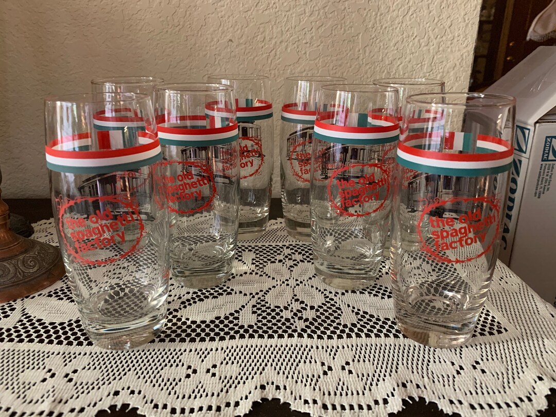 TUMBLERS - 1990s the Old Spaghetti Factory (san Francisco) Italian Soda ...