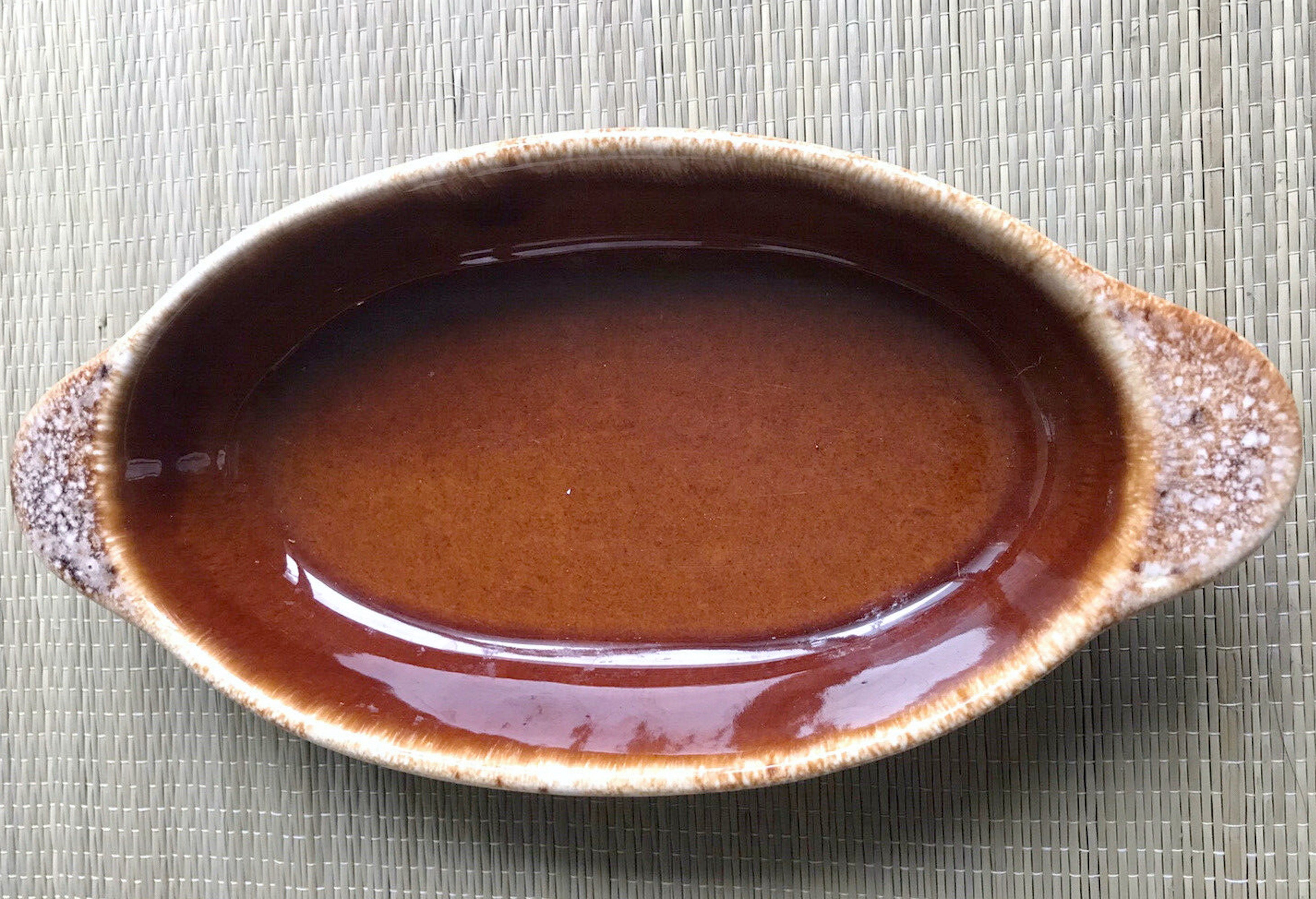 1960s Hull Pottery Brown Dripware Augratin 10" Oval Server - Etsy