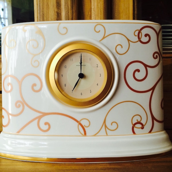 Wedgwood Mantle Clock - Etsy