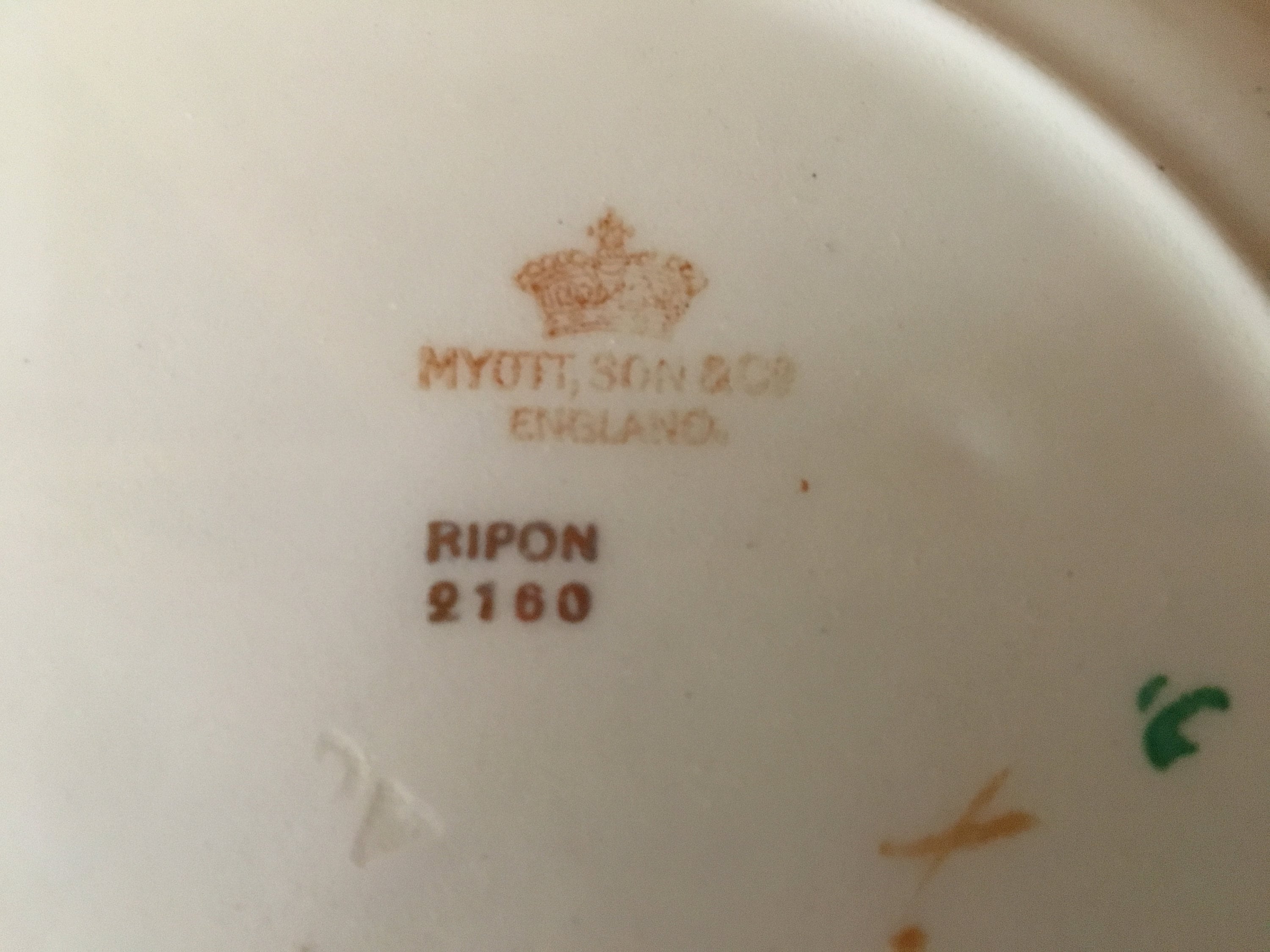 Antique 1920s Myott Son & Company China staffordshire - Etsy