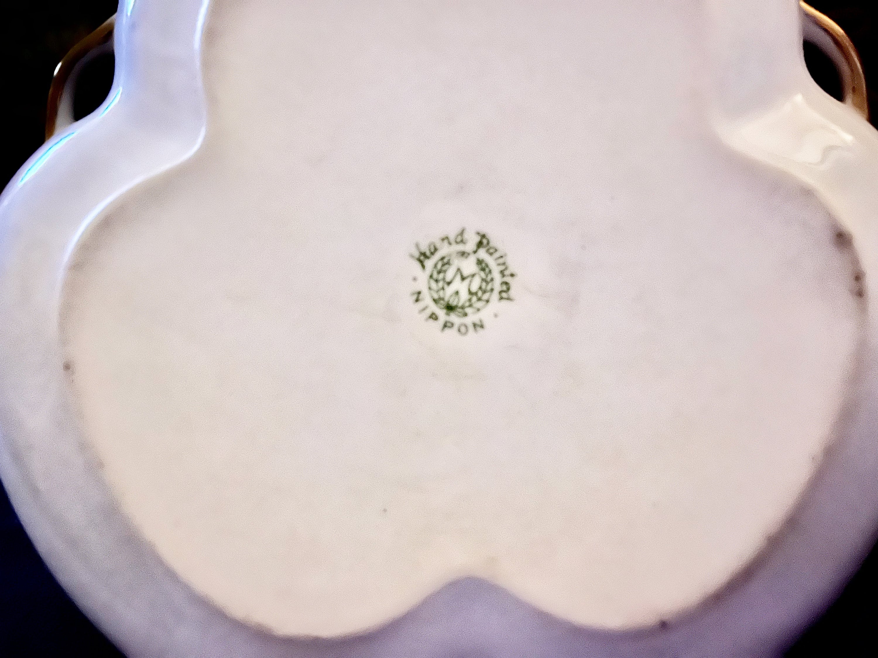 1940s Noritake Nippon China japan Cherry Blossom Pattern 6.5 Trefoil 3 ...