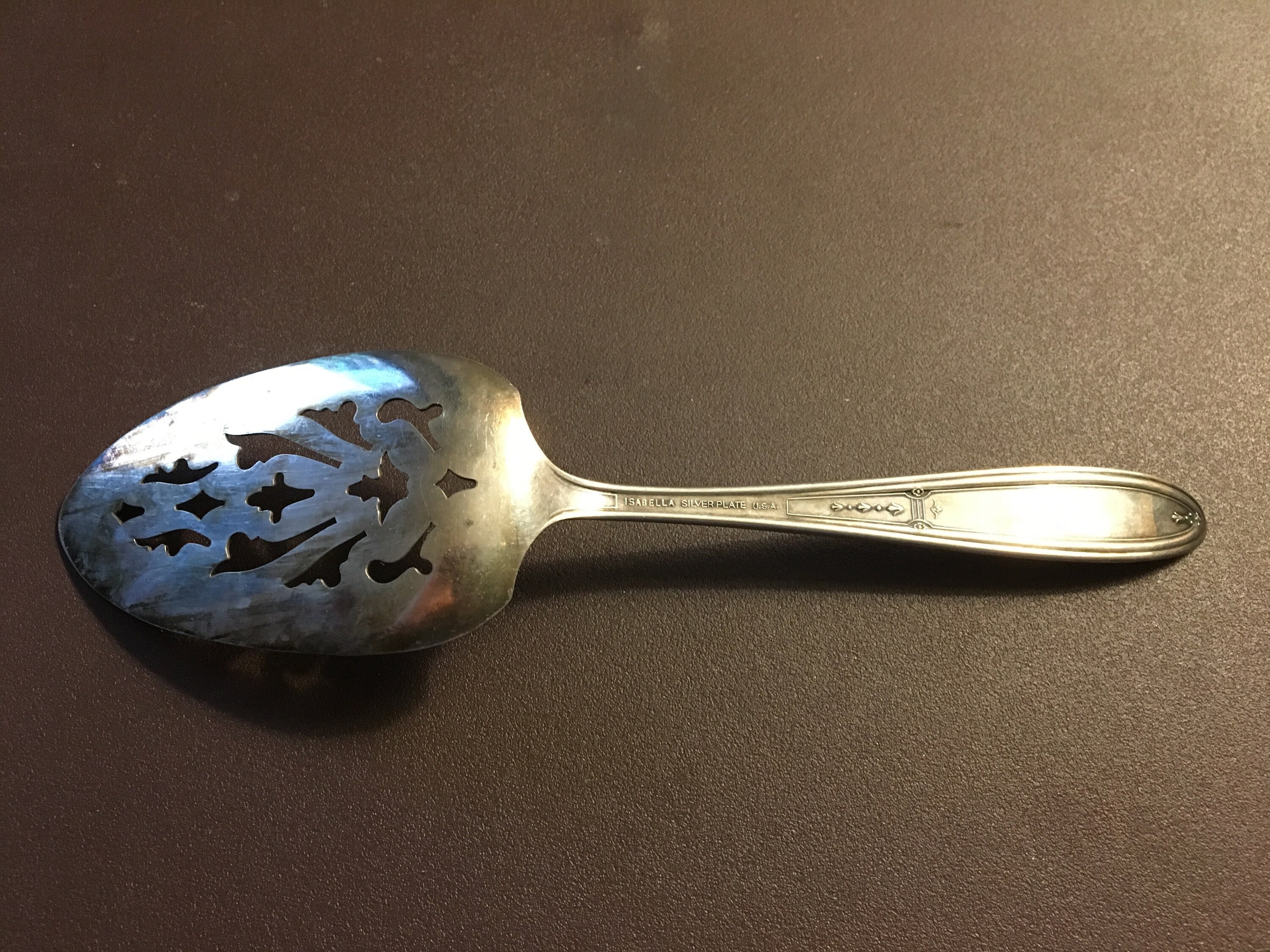 1940s Isabella Pattern #ISA1 Solid Silver-plate Slotted Pie Server - Etsy