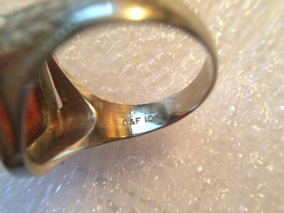 1916 Dattelbaum and Friedman (D&F) Art Deco 10k White… - Gem