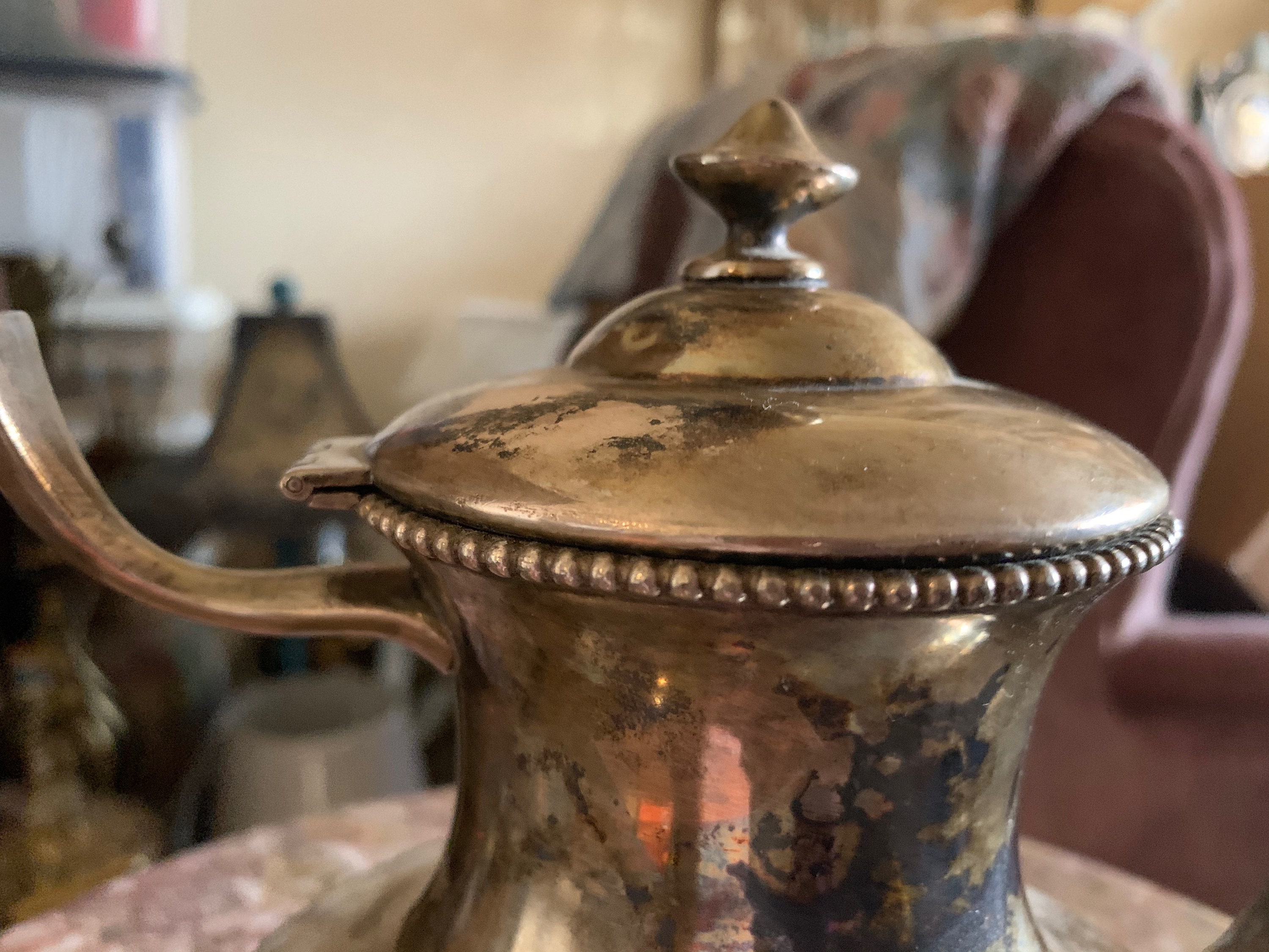 Antique 1800s Colonial Silver Company Quadruple Plate #1102 (portland ...