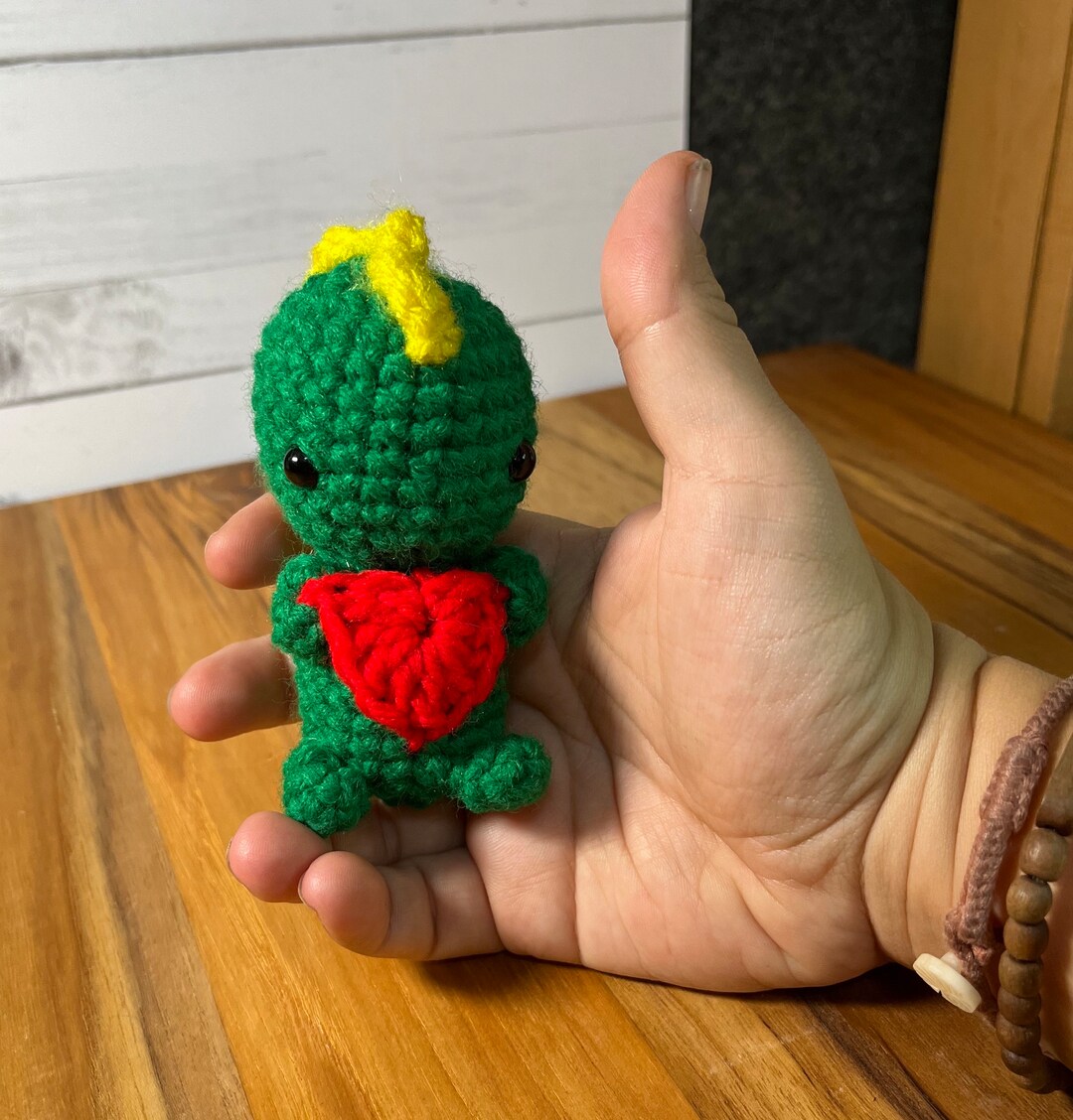 Green and Yellow Emotional Support Dinosaur - Etsy