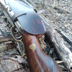 Leather Cow's Knee Lock & Pan Cover Flintlock - Etsy