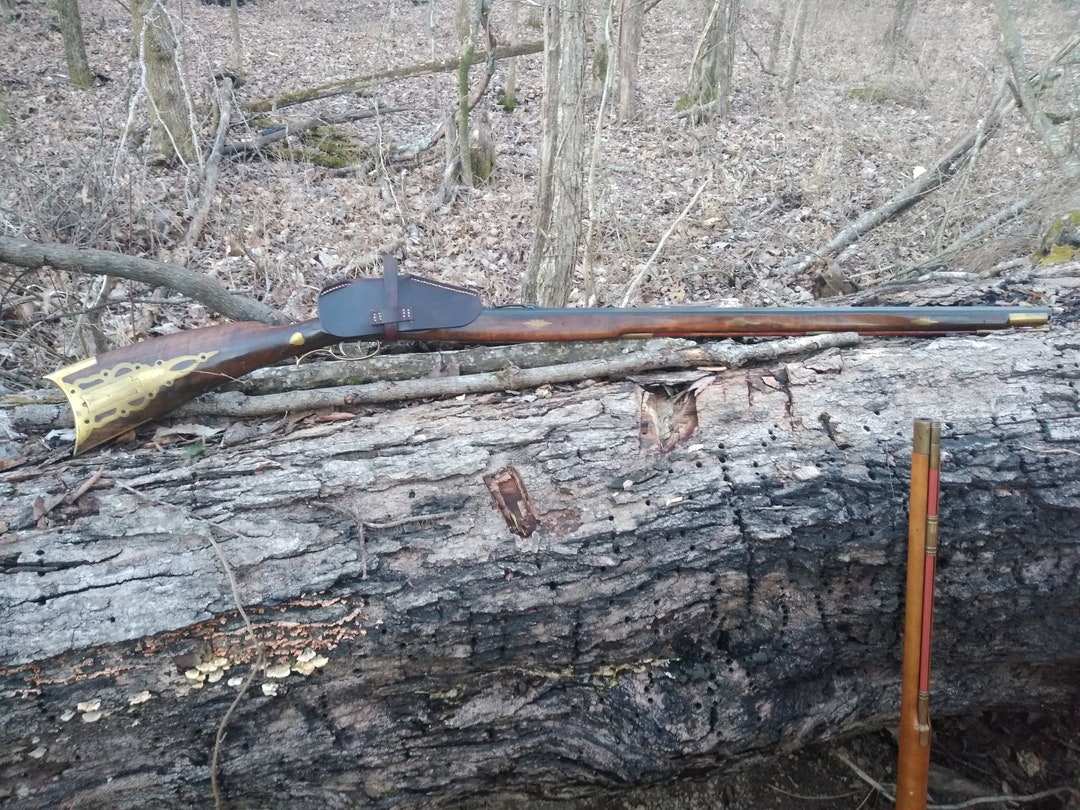 Leather Cow's Knee Lock & Pan Cover Flintlock - Etsy