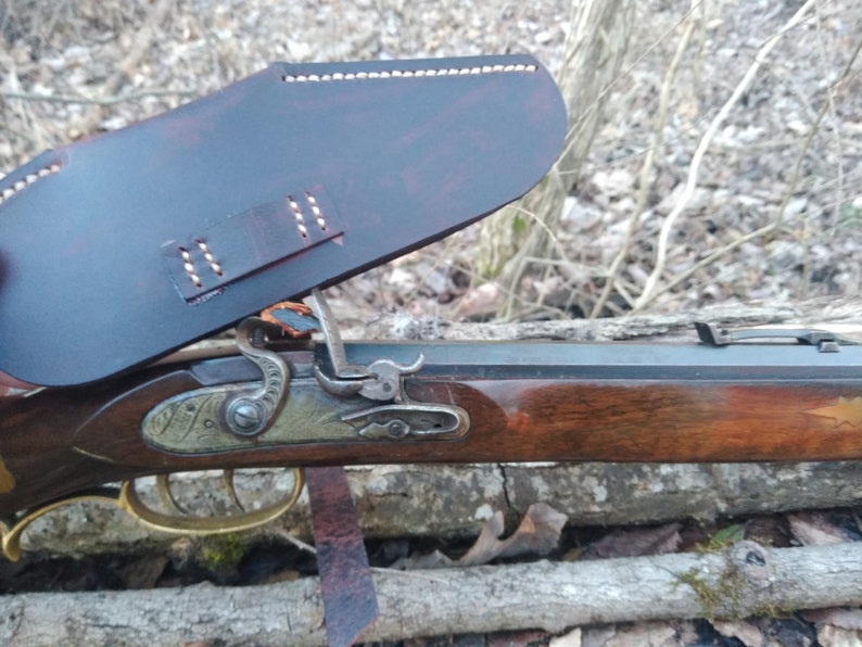 Leather Cow's Knee Lock & Pan Cover Flintlock - Etsy