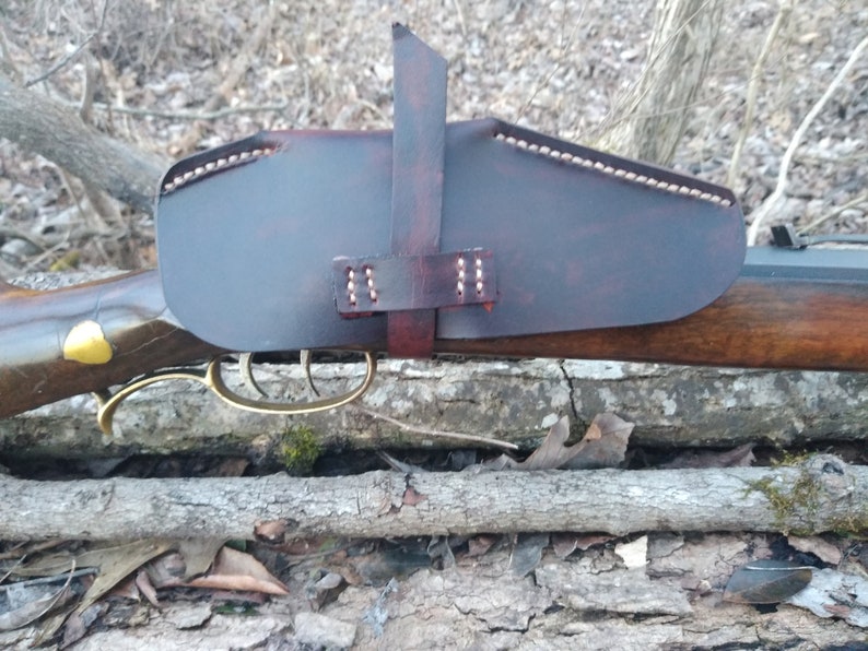 Leather Cow's Knee Lock & Pan Cover Flintlock - Etsy