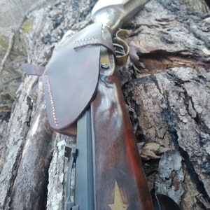 Leather Cow's Knee Lock & Pan Cover Flintlock - Etsy