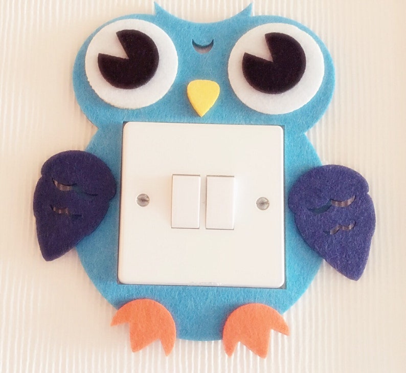 Super Cute 3D Owl Light Switch Wall Stickers High Quality - Etsy