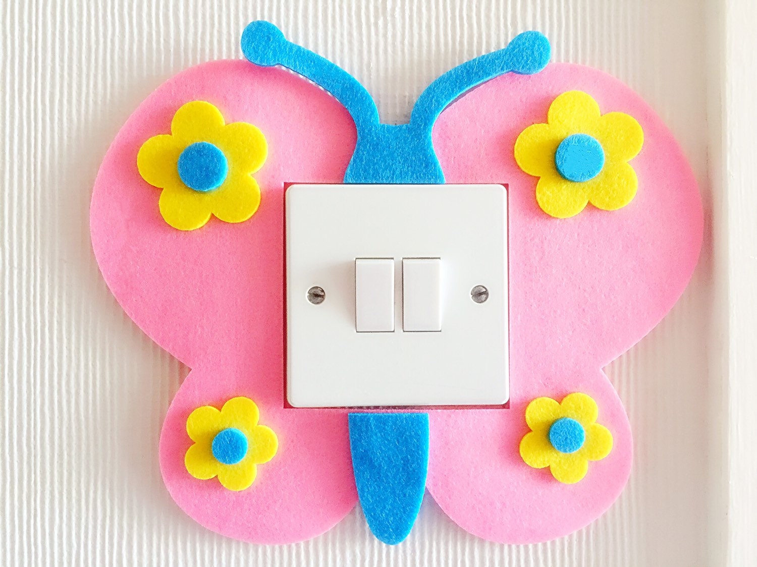 Super Cute 3D Hello Kitty Light Switch Wall Stickers, High Quality Felt ...