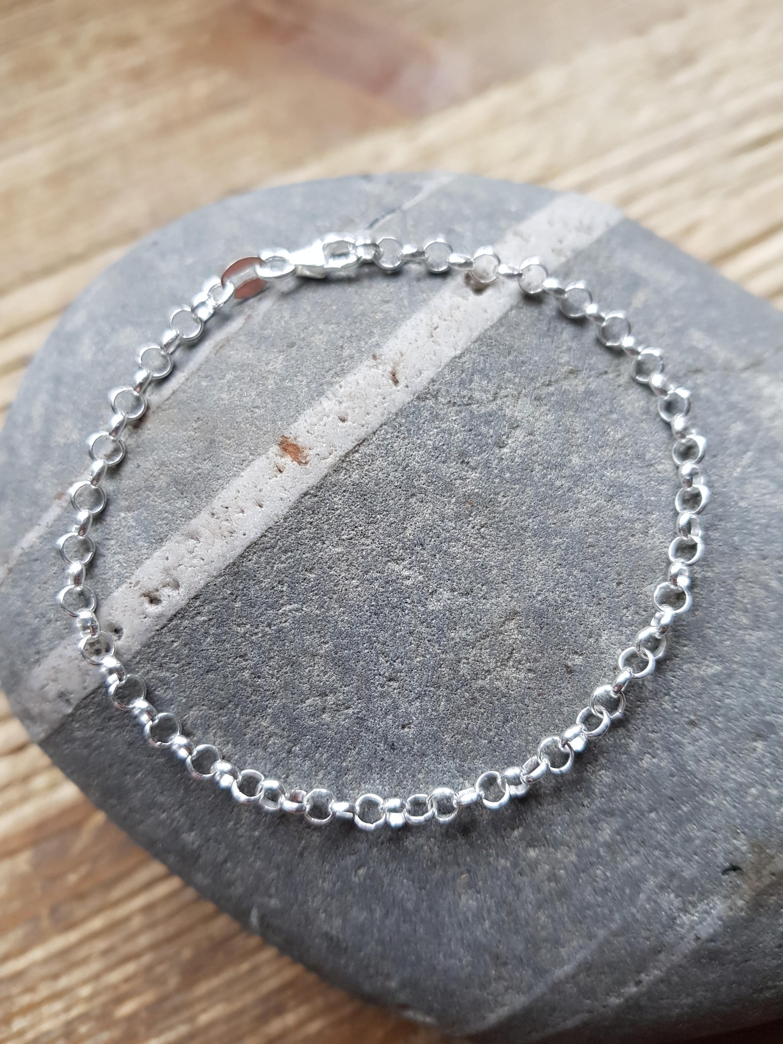 Sterling Silver Charm Bracelet, Silver Bracelet, Bracelet for Charms ...