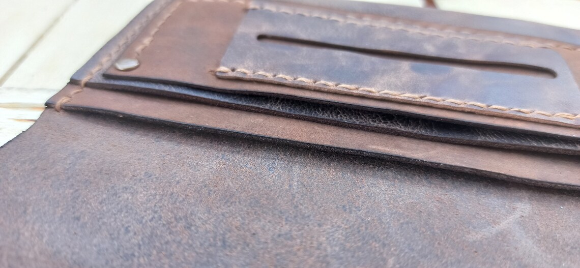 Handmade Brown Leather TOBACCO POUCH Snuff Bag Rolling - Etsy