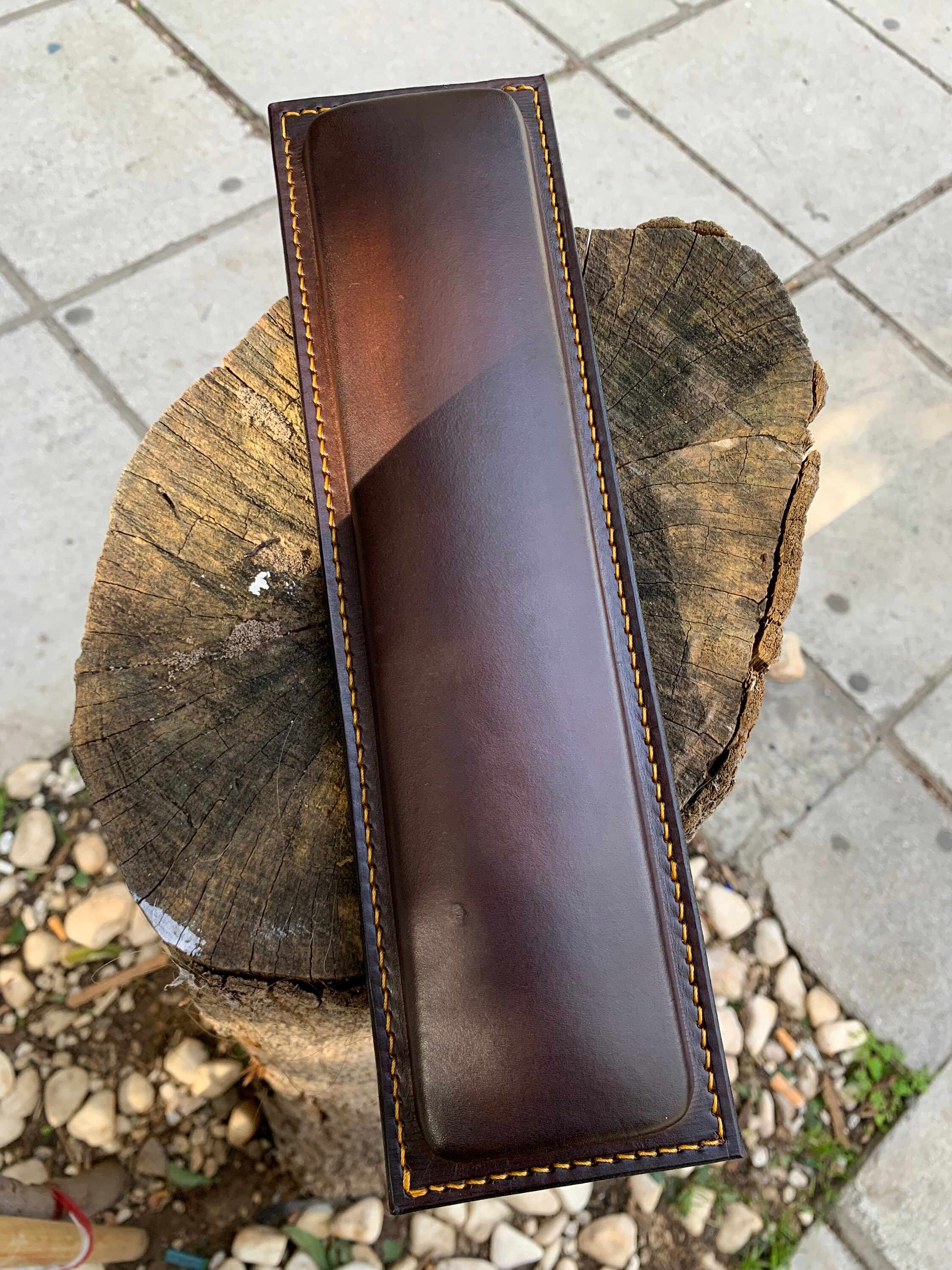 Handmade Leather Ergonomic Wrist Rest Support for Extended - Etsy
