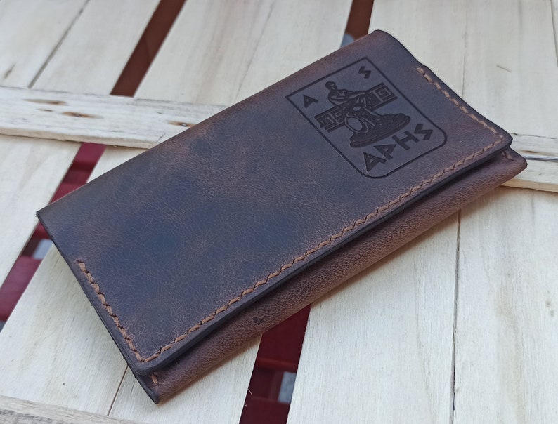 Handmade Brown Leather TOBACCO POUCH Snuff Bag Rolling - Etsy