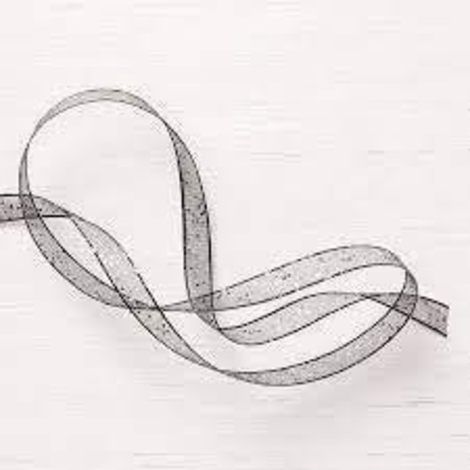 GLITTERED ORGANDY RIBBON Stampin Up 2 Yards X 3/8 Black - Etsy