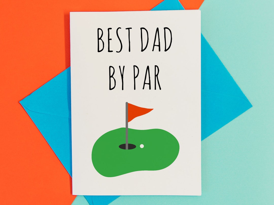 Funny Father's Day Card, Fathers Day Gift, Golf Father's Day Card - Etsy