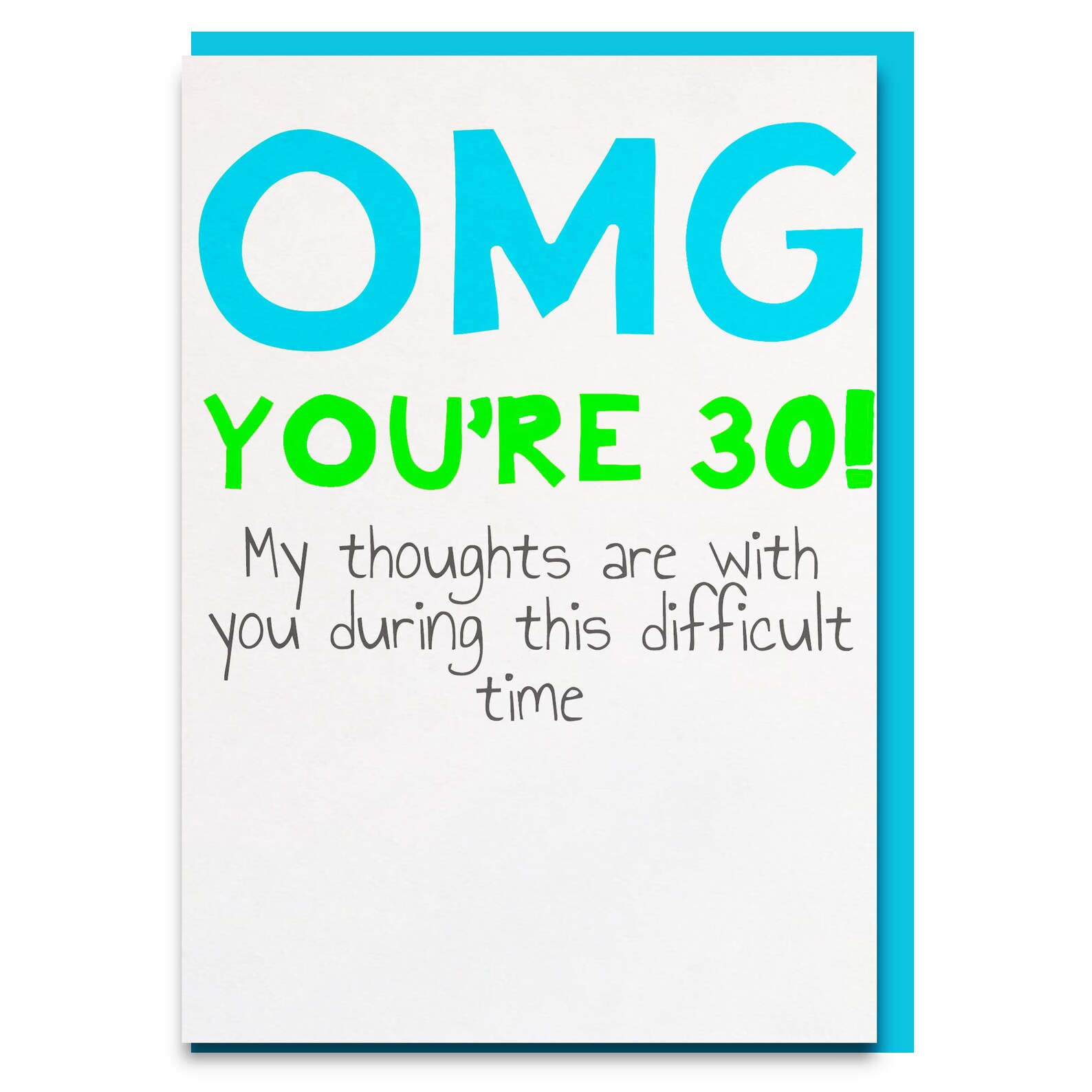 30th Birthday Card For Him Funny 30th Birthday Card 30th Etsy