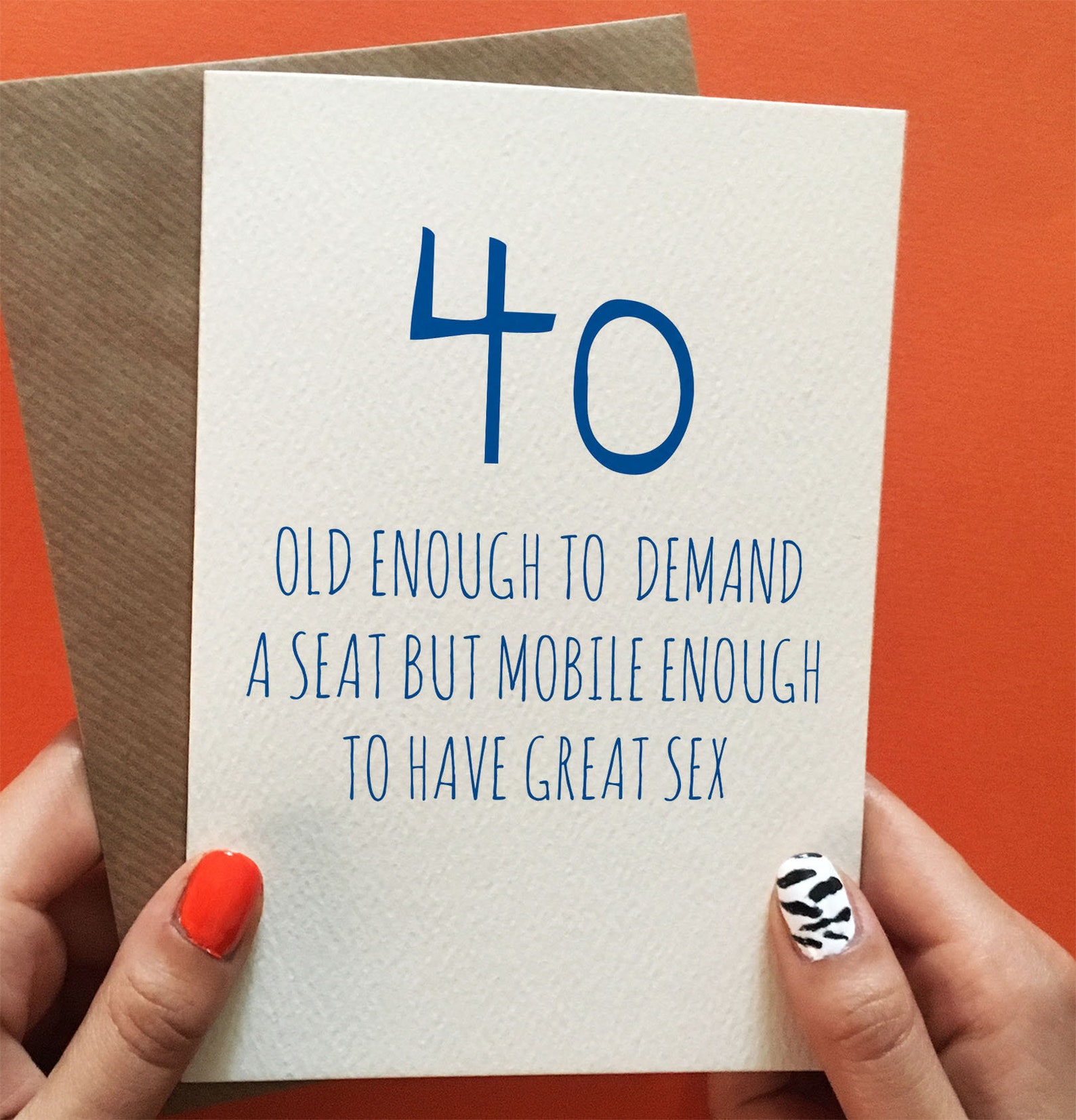 Funny 40th birthday card for him rude 40th birthday card dad | Etsy