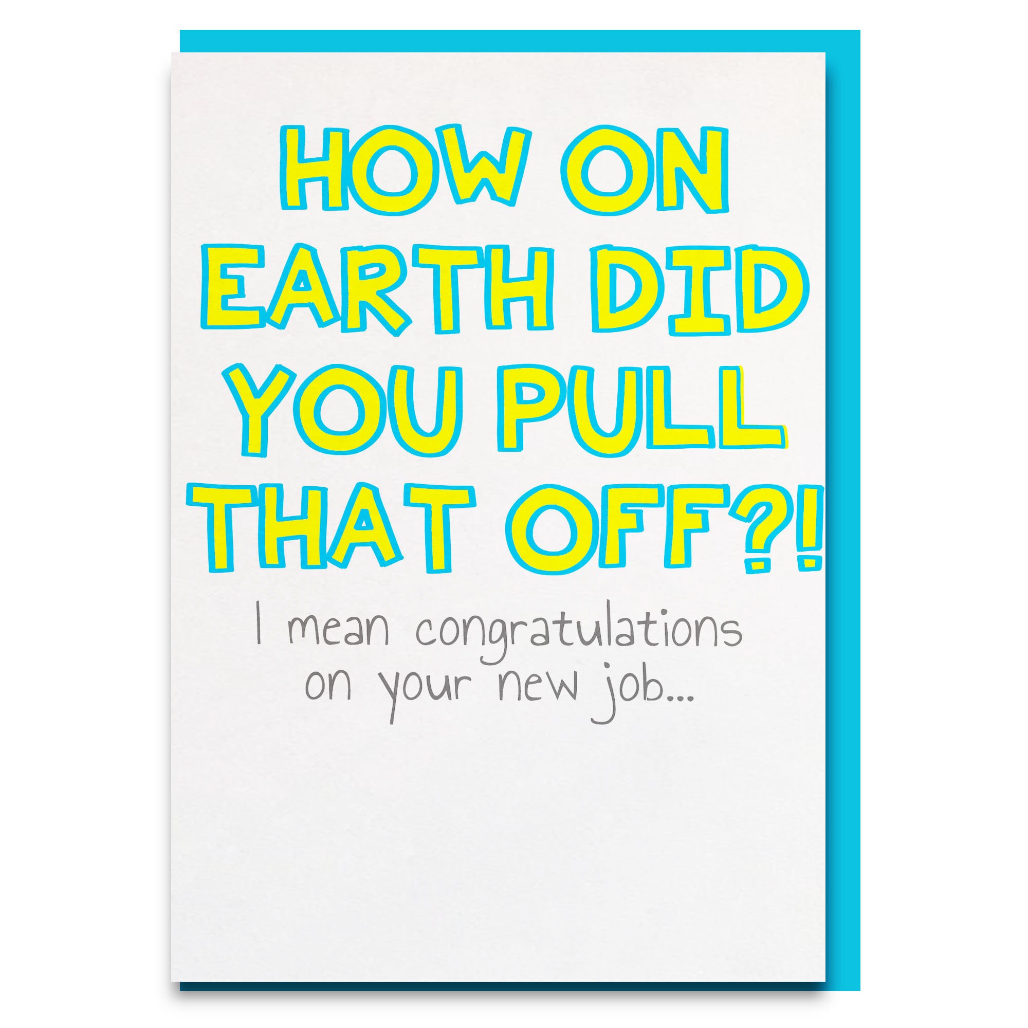 Funny New Job Card New Job Gifts Congratulations Card Good - Etsy UK