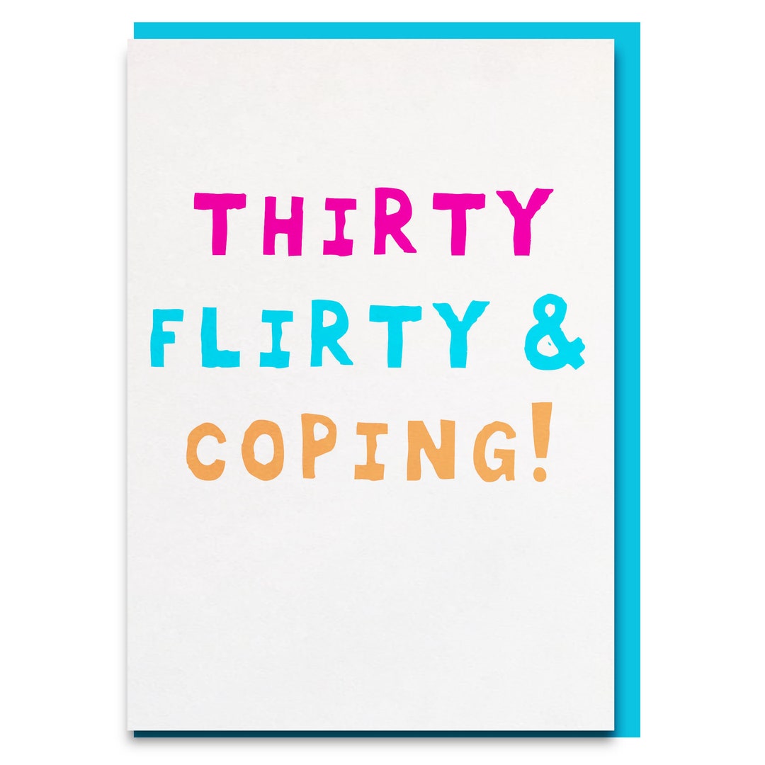 Funny 30th Birthday Card, Hilarious 30th Birthday Card, Rude 30th ...