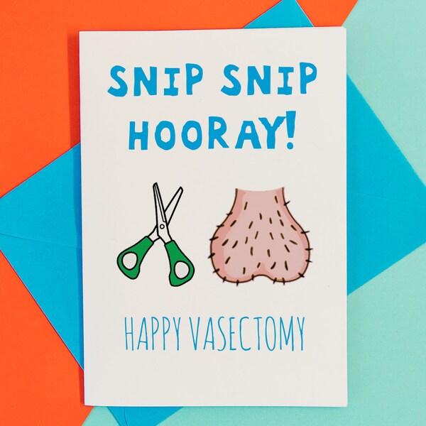Funny Vasectomy Cards - Etsy