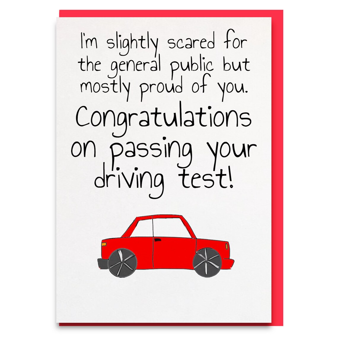 Passed Driving Test Card Passed Your Driving Test Card - Etsy UK