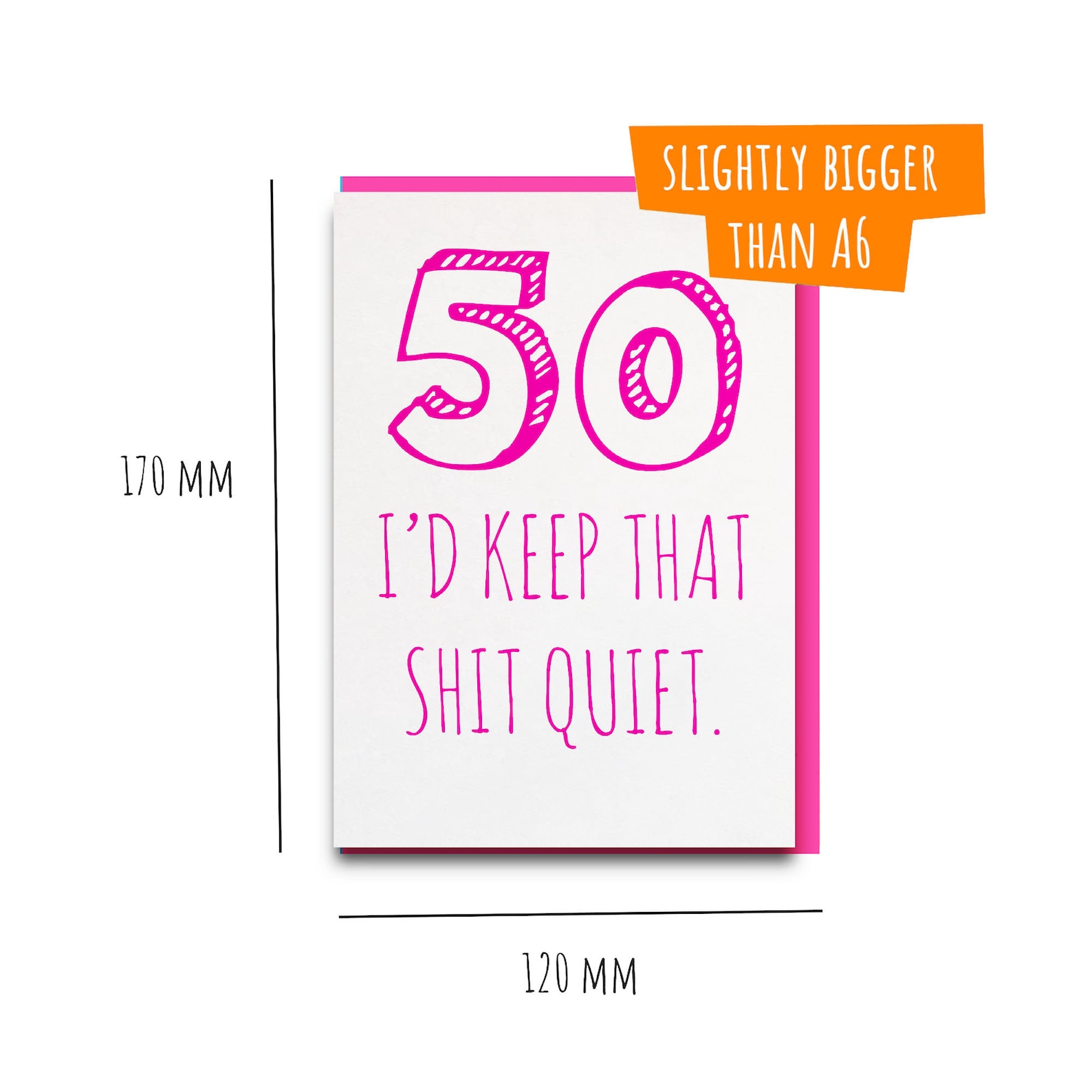 Funny 50th Birthday Card for Her Rude 50th Birthday Card - Etsy
