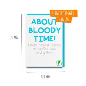 Passed Driving Test Card Funny Driving Test Card - Etsy UK