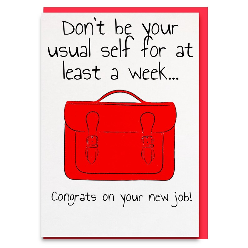 New Job Gifts New Job Cards Goodbye Gifts Goodbye Cards | Etsy UK
