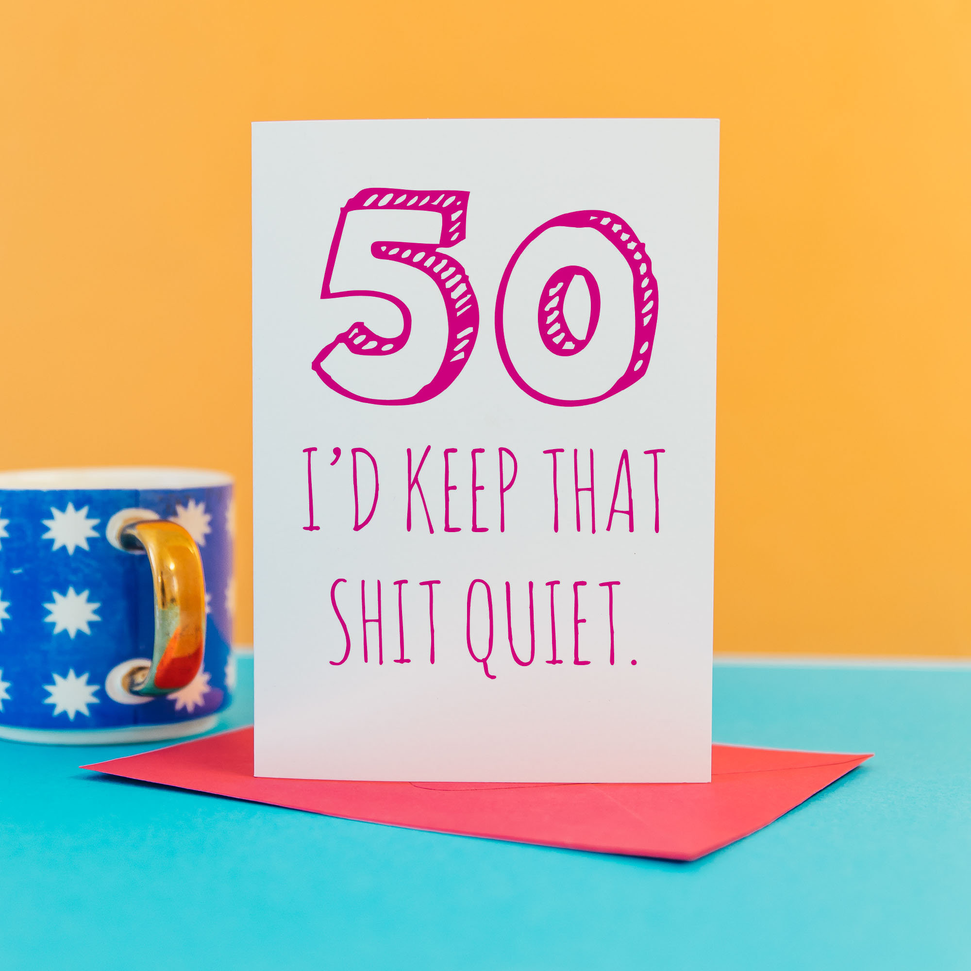 Funny 50th Birthday Card for Her Rude 50th Birthday Card - Etsy