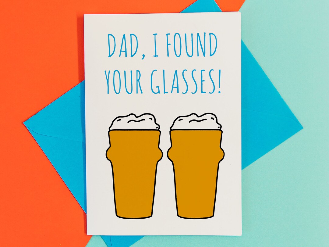 Funny Father's Day Card, Father's Day Gift, Card for the Pub Dad - Etsy