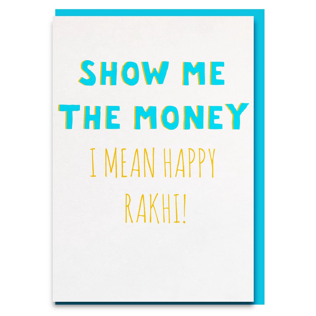 Funny Rakhi Card, Funny Raksha Bandhan Card, Rakhi Gift, Raksha Bandhan ...